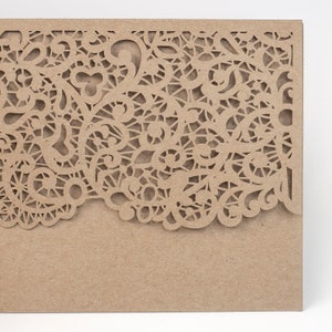 Laser Cut Invitation Covers - Eco Colour, DIY Invitations, Wedding ...