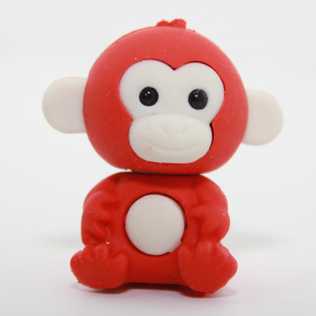 Eraser Monkey - Etsy