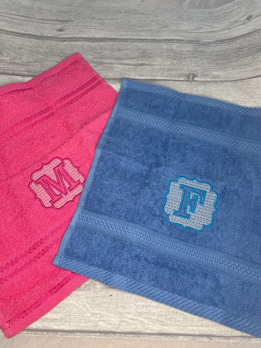 Personalised Initial Face Cloth - Etsy UK