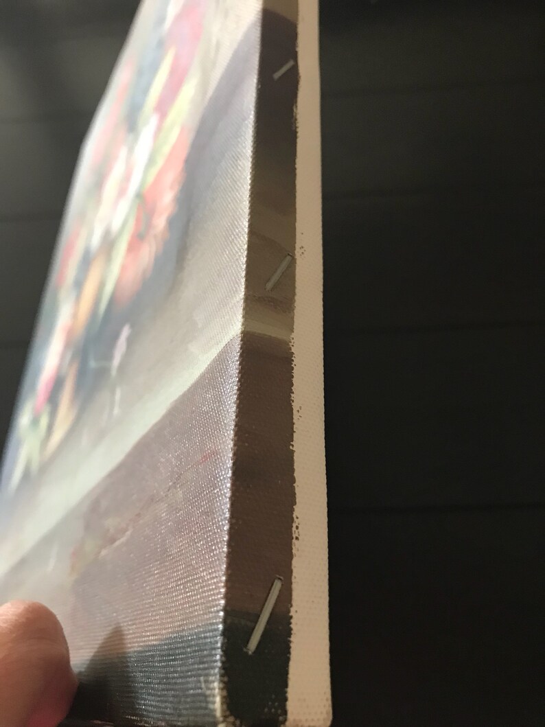 M. Aaron Signed Oil Painting on Canvas Floral Vase - Etsy