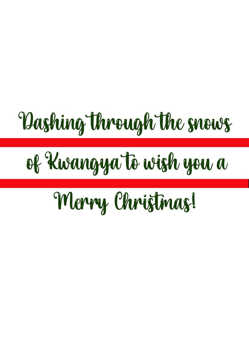 Aespa Kwangya Christmas Card Karina Winter Giselle Ning Ning Kpop - Etsy