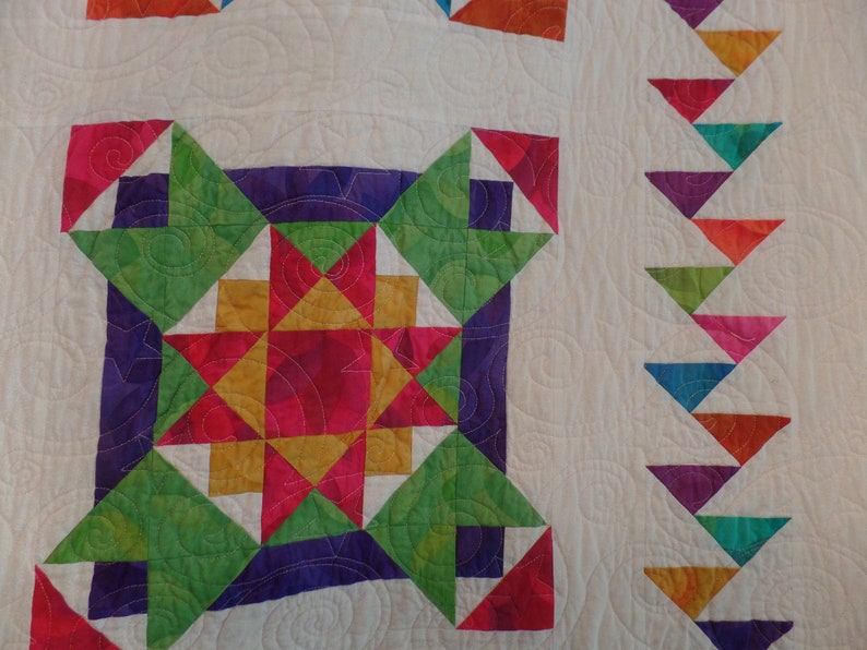 Twin Quilt, 67W X 86L, Adult Quilt, Teen Quilt, Handmade Quilt, Ready ...