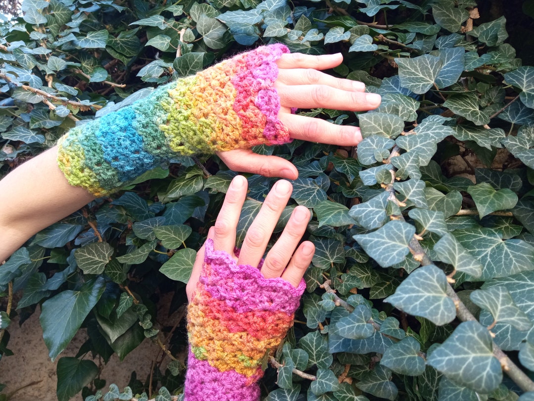 Crochet Gloves Crochet Lace Gloves Winter Gloves Crochet - Etsy