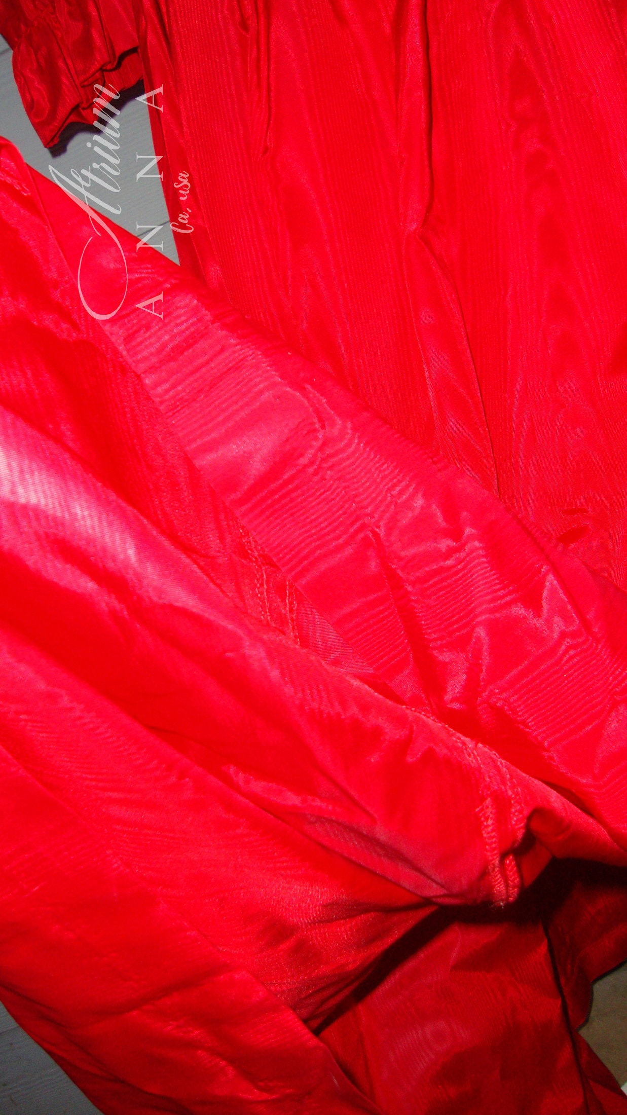 Palomar Creations Red Long Gown in the Style of the 80s - Etsy