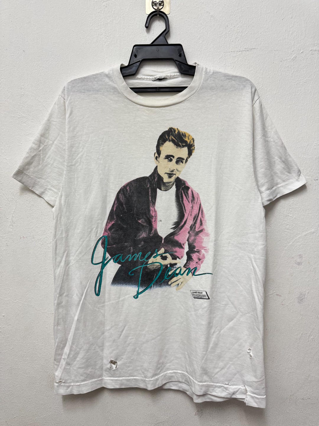 Vintage 90’s James Dean Echo and Bunnymen Bunny Ears OG Thrash Worn Tee ...