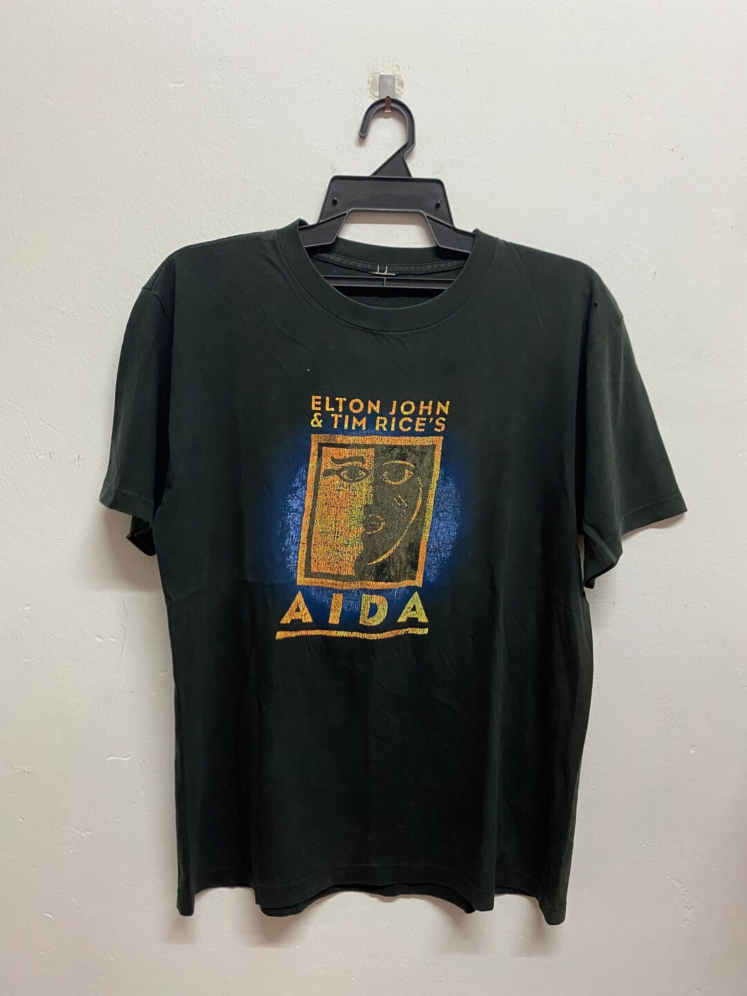 Vintage Elton John and Tim Rice Tour AIDA Band Tees/ Vintage Band T ...