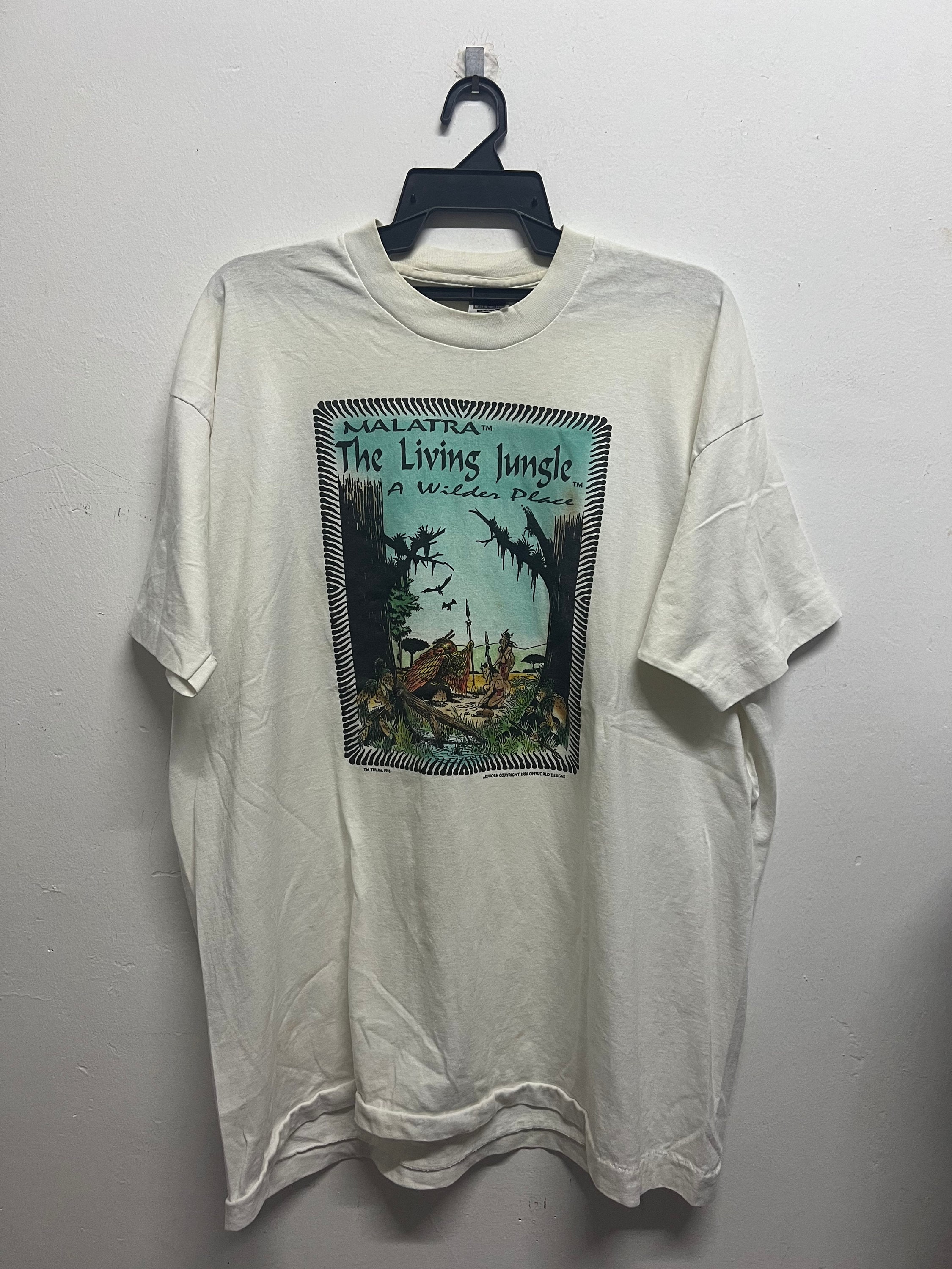 Vintage 90’s the Living Jungle by Offworld Design Tees / Poster Pop ...