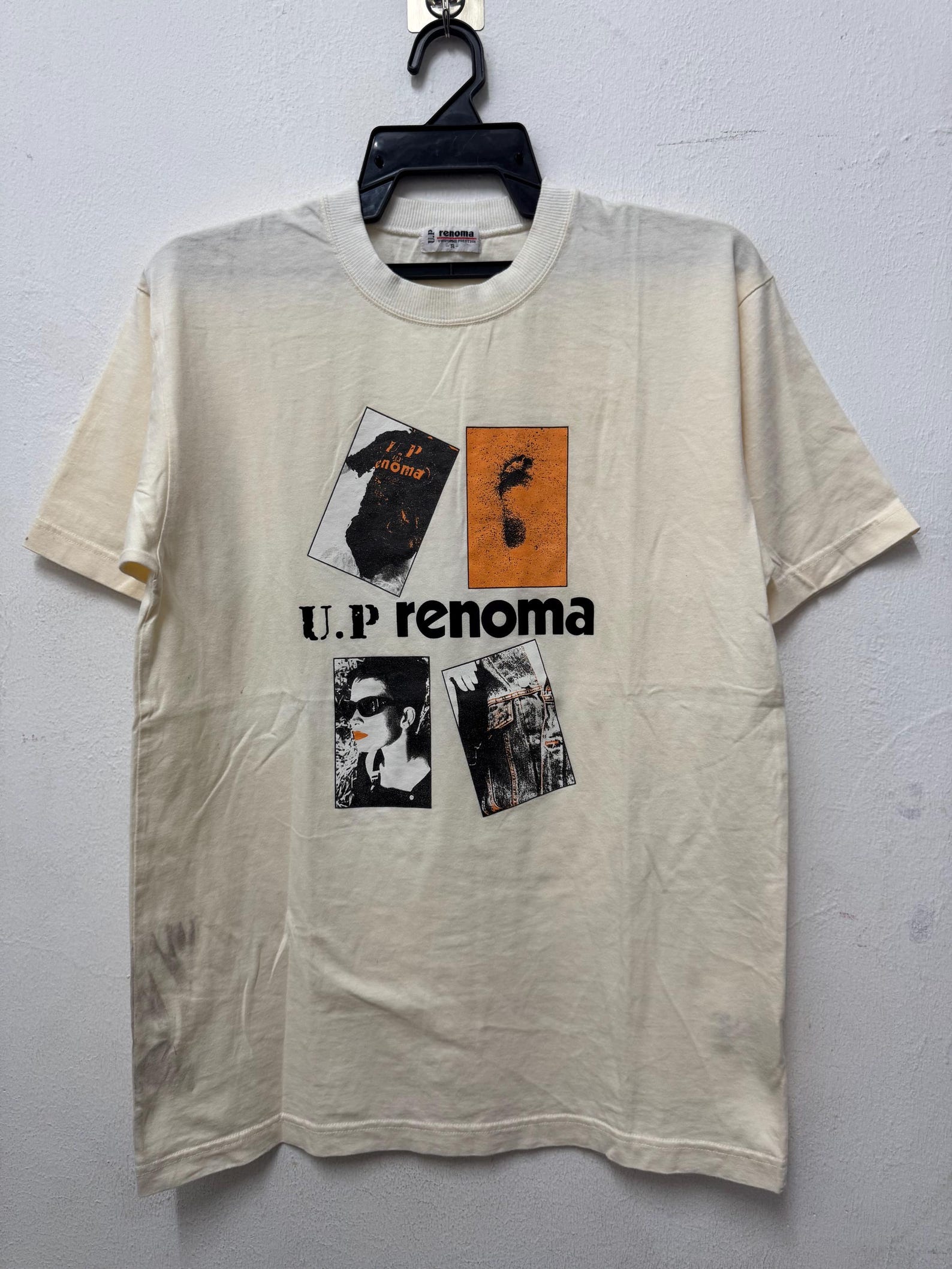 Vintage 90’s Runaway Renoma Stain Faded/ Fotofolio Edition / Photoprint ...