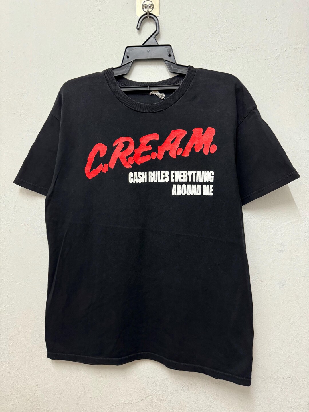 Vintage 90’s Wutang Clan Cream Dare Rap Tee/ Vintage Band T-shirts ...