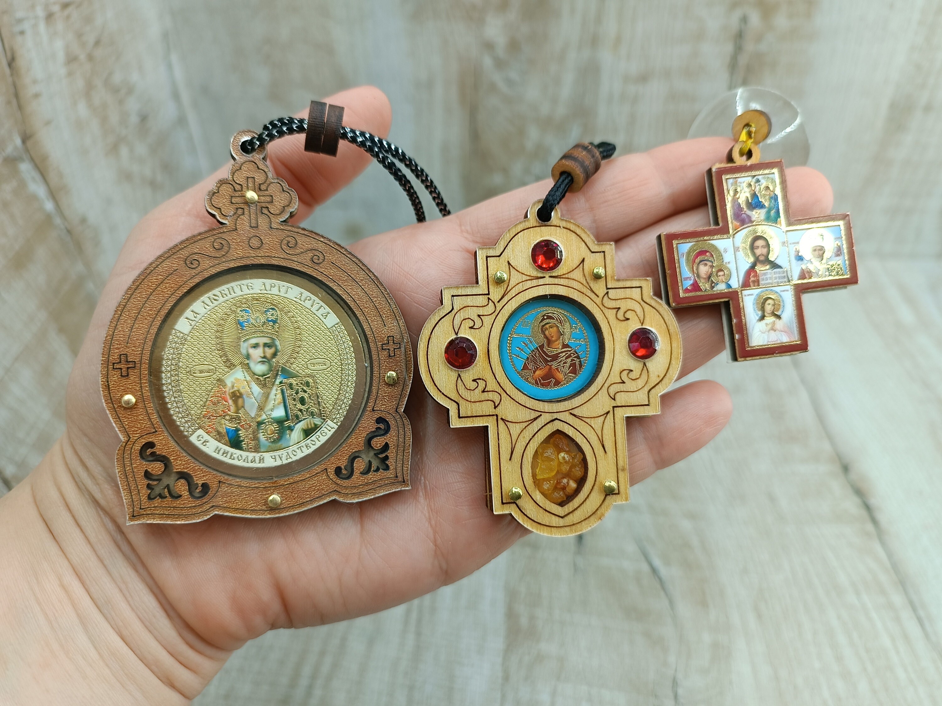 Religious Car Pendant Amulet Home Christian Shrines Orthodox - Etsy