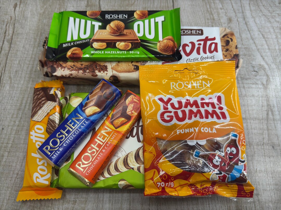 Handpicked Ukrainian Candies Box Christmas Gift Basket Sweet Unique ...