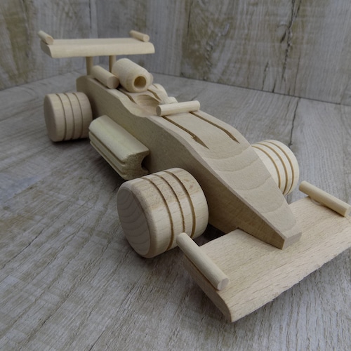 Formula 1 Wooden Car Toy Vehicles Wooden Toys F1 Racing | Etsy