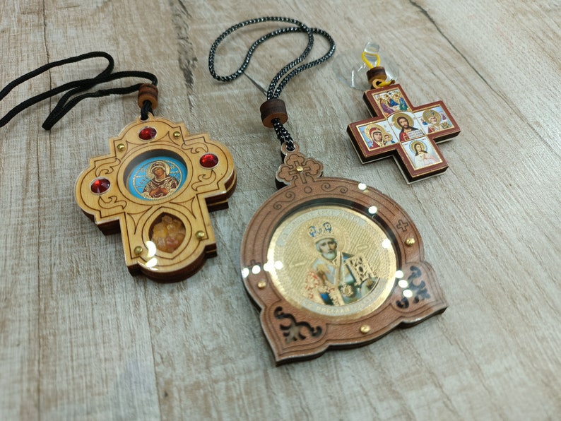 Religious Car Pendant Amulet Home Christian Shrines Orthodox Icon ...