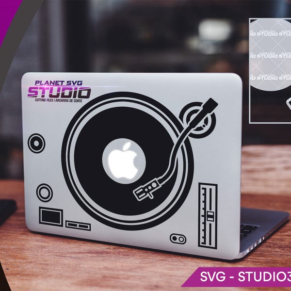 Turntable Svg - Etsy