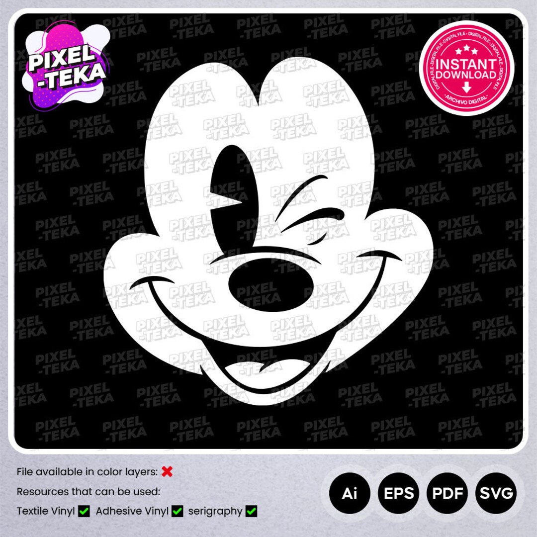 Face Mike Digital Instant Download Ai, EPD, SVG, PDF - Etsy