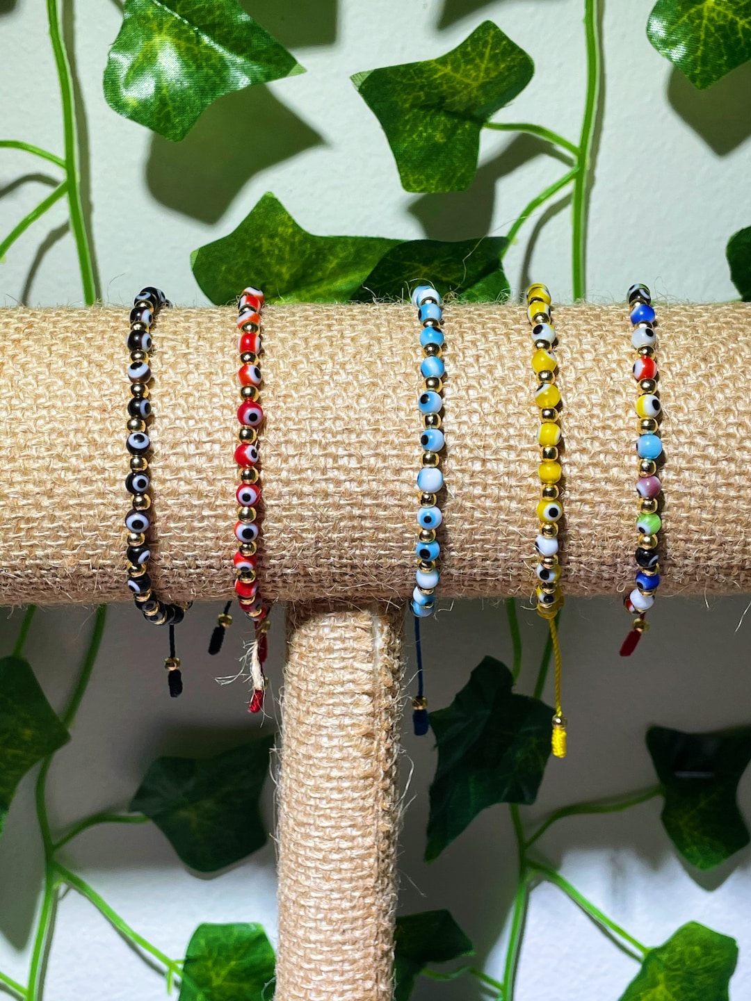 Evil Eye Bracelet, Red Evil Eye, Protection Amulet, Colorful Evil Eye ...