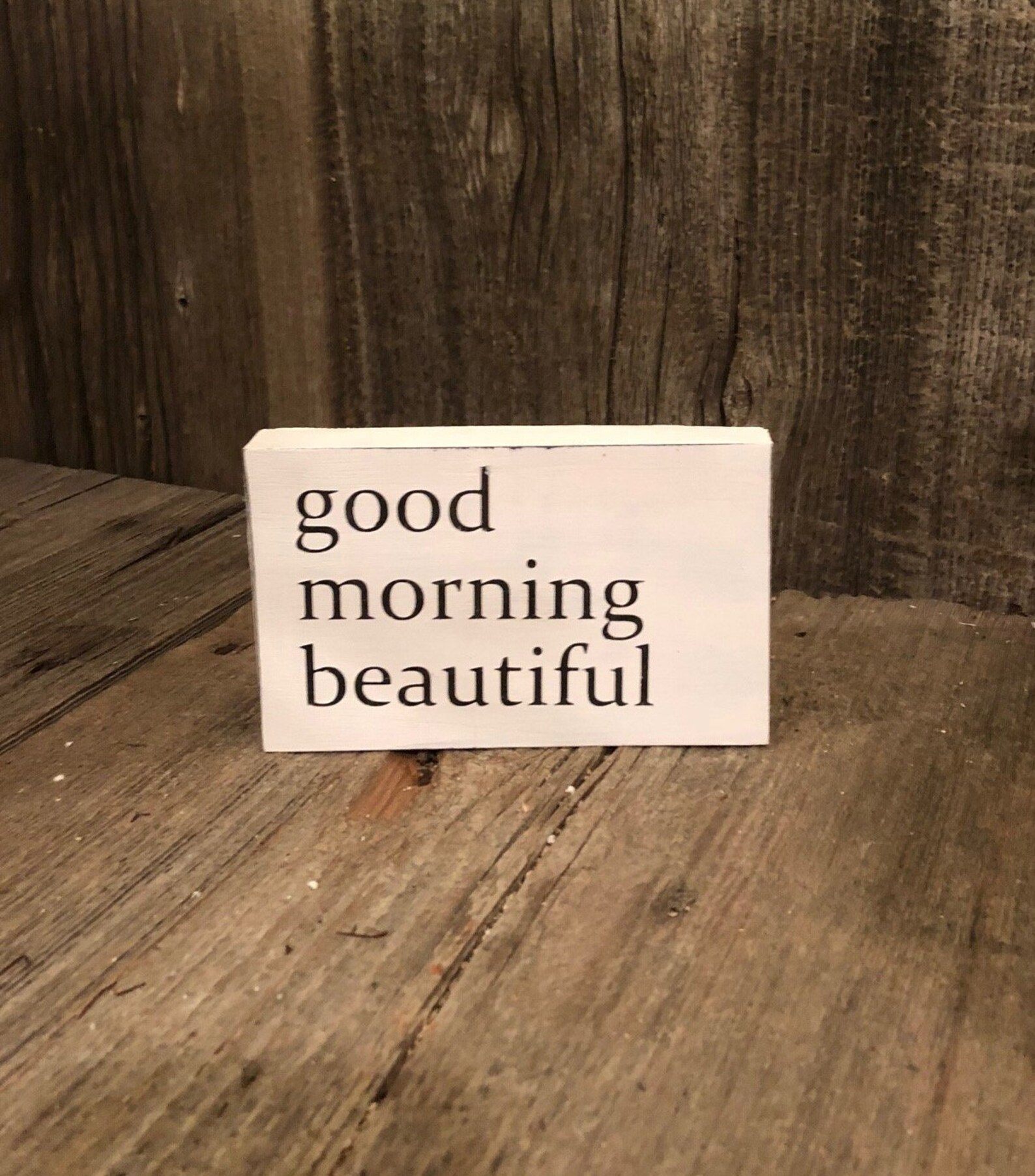 Mini Good Morning Beautiful sign Good Morning Beautiful | Etsy