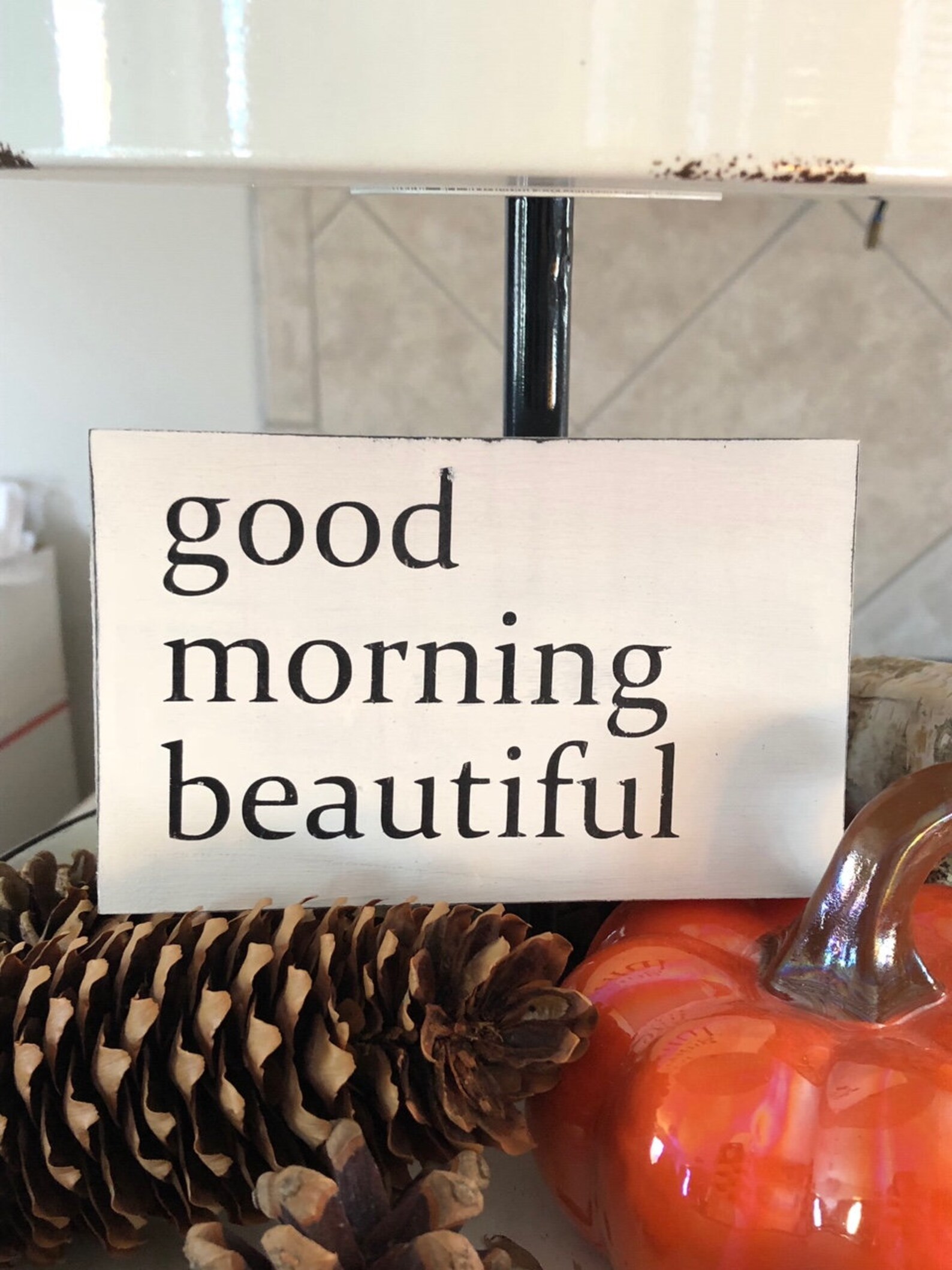 Mini Good Morning Beautiful Sign Good Morning Beautiful Sign | Etsy