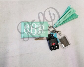 Keychain card holder | Etsy