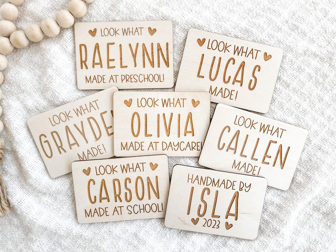 Kids Art Display Magnet, Look What I Made Refrigerator Magnet, Kids ...