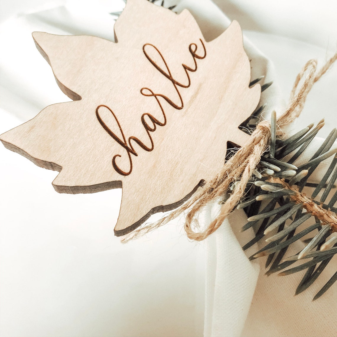 Thanksgiving Table Decor Leaf Name Cards Table Place - Etsy