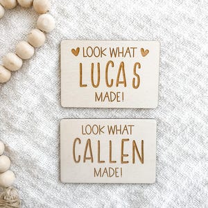 Kids Art Display Magnet, Look What I Made Refrigerator Magnet, Kids ...