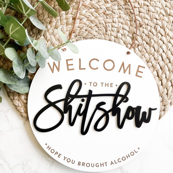 Funny Welcome Sign - Etsy