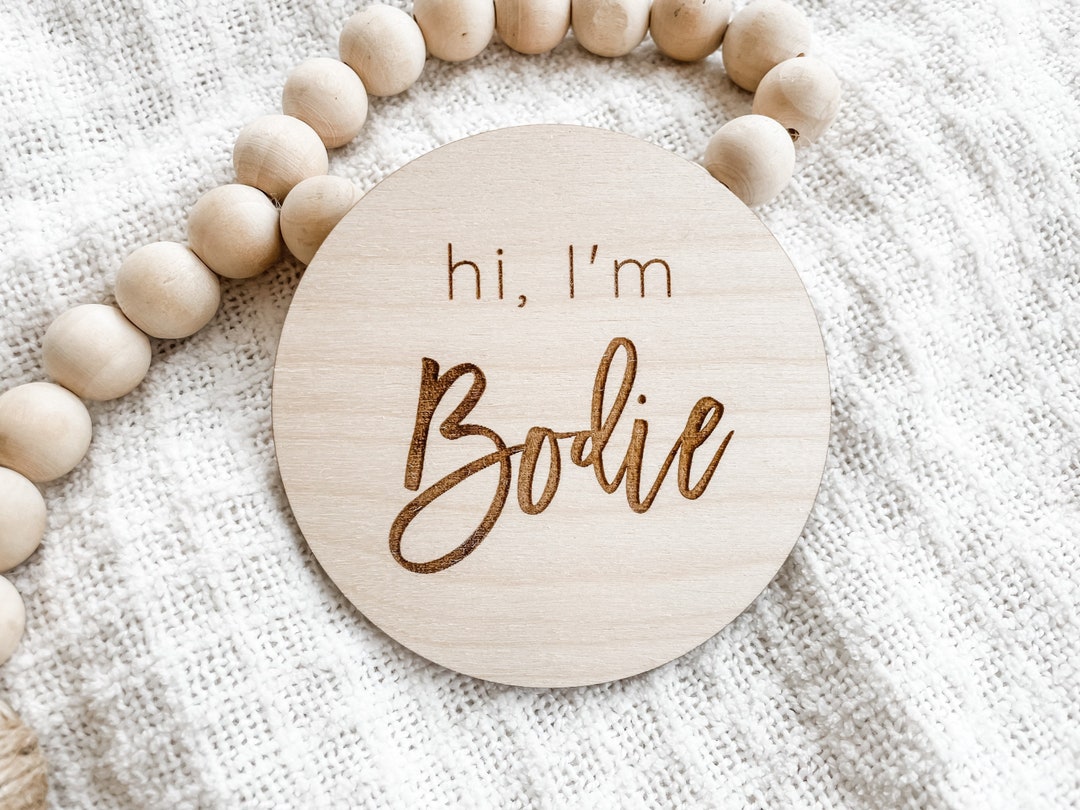 Baby Name Sign, Baby Name Announcement, Newborn Name Sign, Birth ...