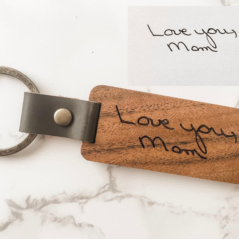 Handwriting Key Chain - Etsy