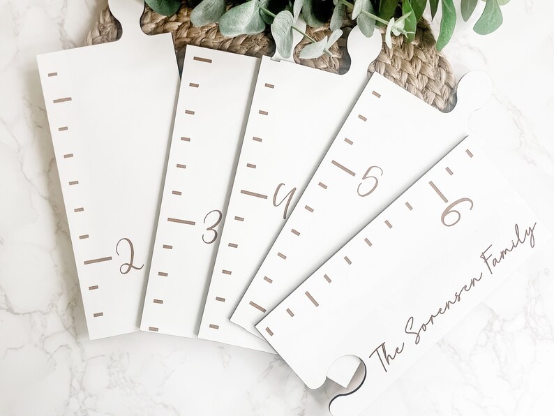 Family Growth Chart Kids Growth Chart Height Chart Ruler - Etsy