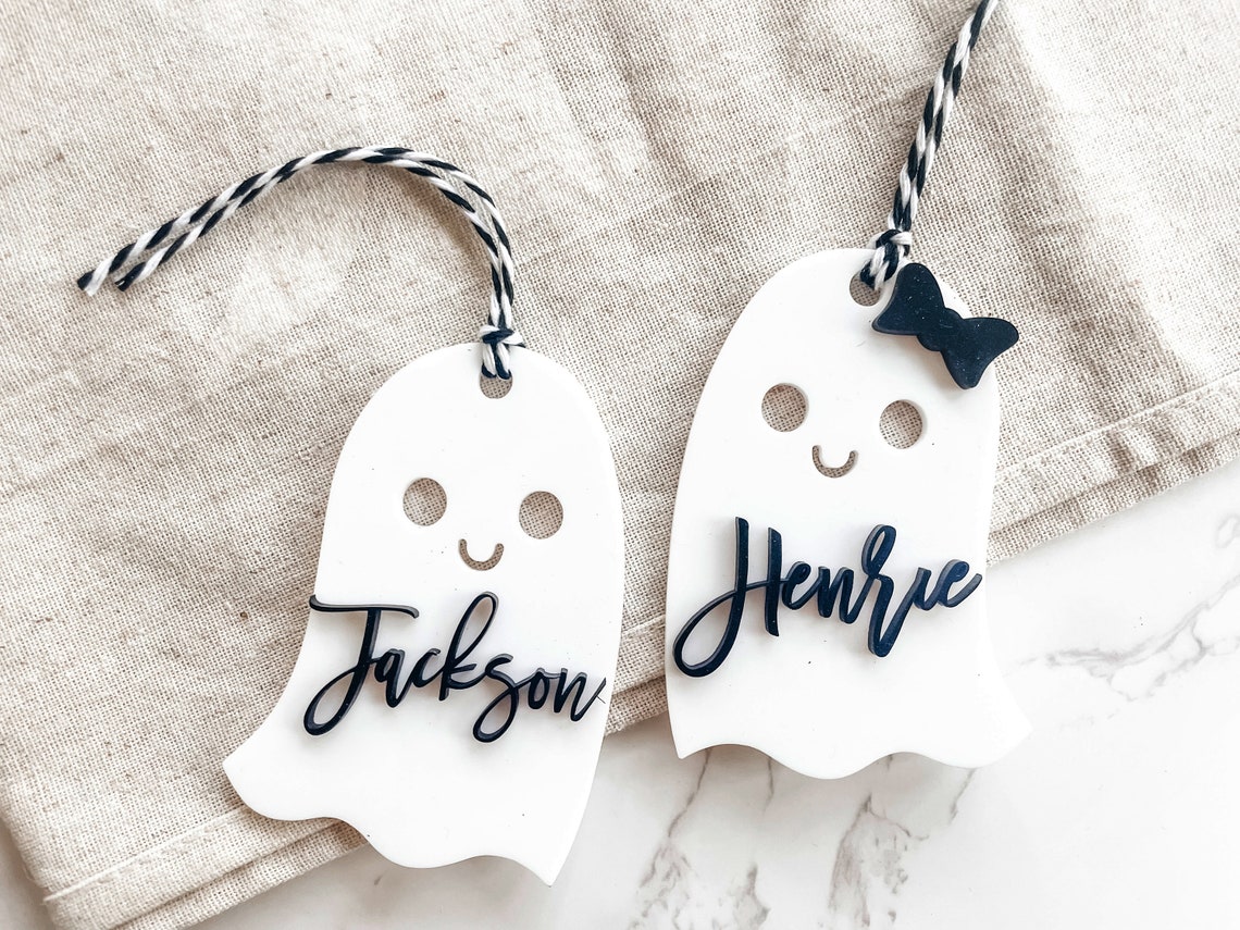 Boo Basket Tags Halloween Basket Tag Ghost Tag Halloween - Etsy