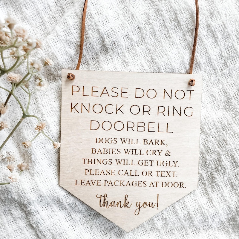 Please Ring Doorbell Sign - Etsy