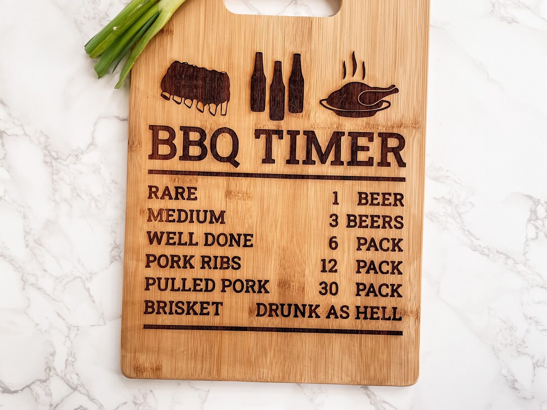 Fathers Day Gift, Grill Master Gift, BBQ Gift for Dad, BBQ Cutting ...