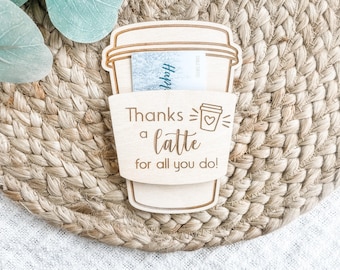 Teacher Appreciation Gifts, Teacher Gifts, Coffee Gift Card Holder ...