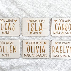 Kids Art Display Magnet, Look What I Made Refrigerator Magnet, Kids ...