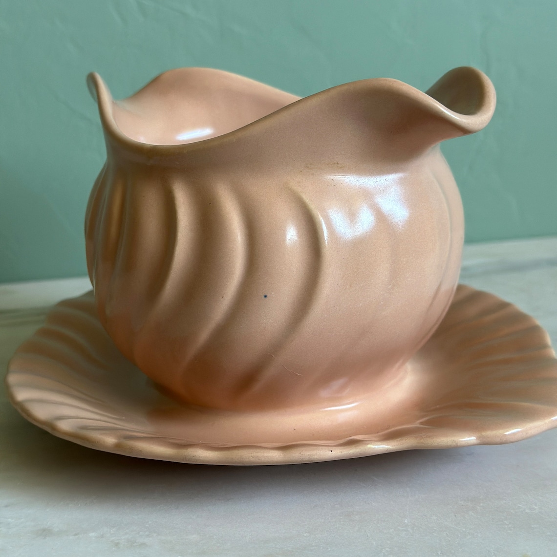 Vintage California Pottery Franciscan Coronado Gravy Boat, 1940s ...