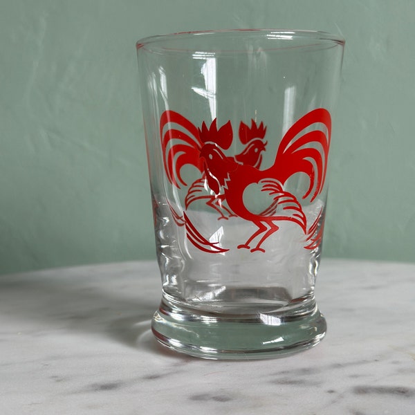Rooster Wine Glass - Etsy