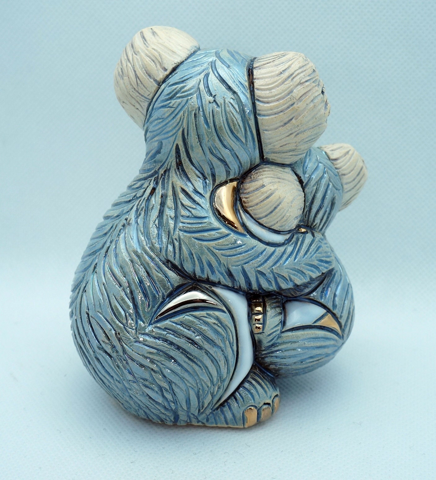 De Rosa Rinconada Figurine Koala Bear With Baby Animal Gold Enamel ...