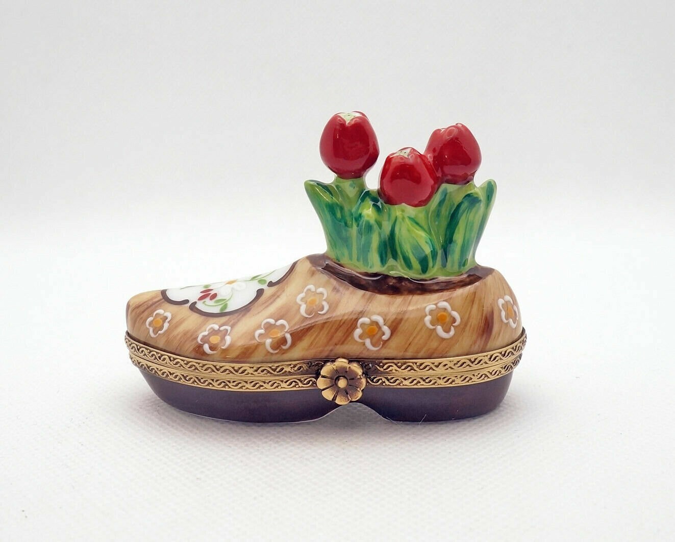 Shoe Clog Planter With Holland Spring Easter Tulip Flowers Valentines ...