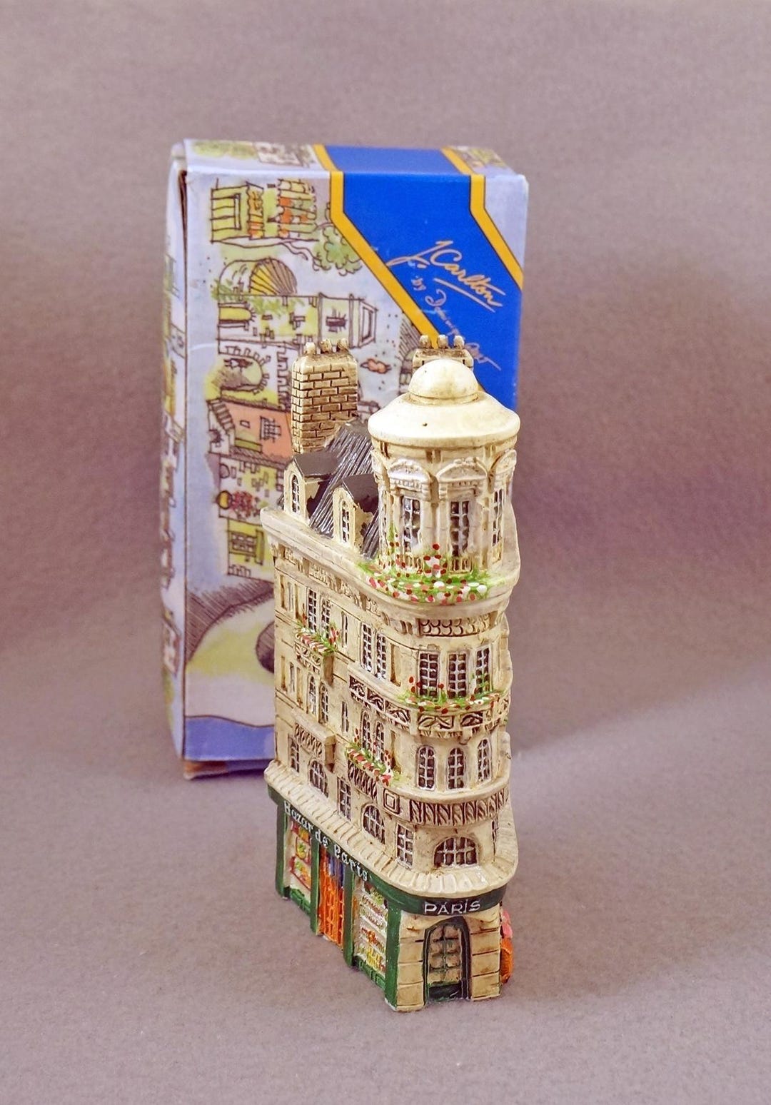 J Carlton Gault French Miniature Bazar De Paris Building - Etsy