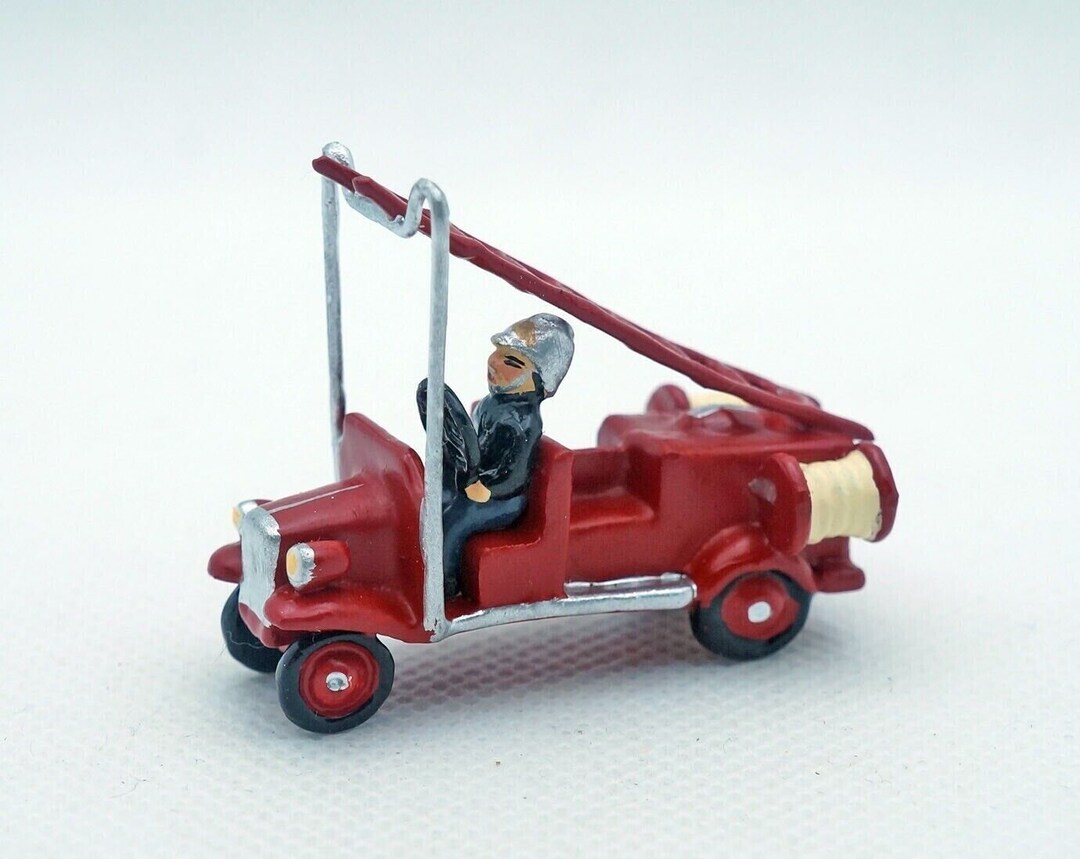 J Carlton by Gault French Miniature Two Piece Set Firefighter in Fire ...