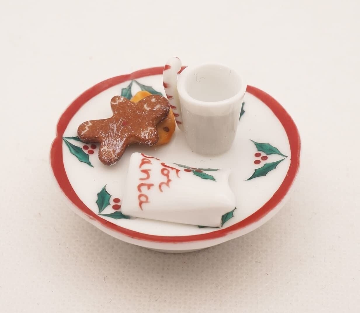 Authentic French Porcelain Limoges Trinket Box Christmas Plate With ...