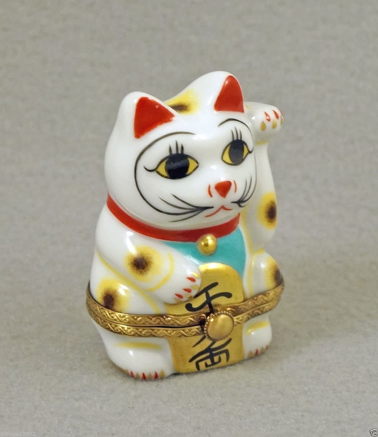 Authentic French Porcelain Hand Painted Limoges Box Japanese - Etsy