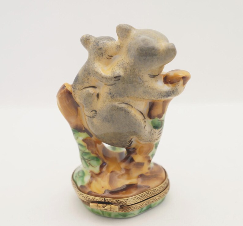 Authentic French Porcelain Hand Painted Limoges Box Amazing Koala With ...