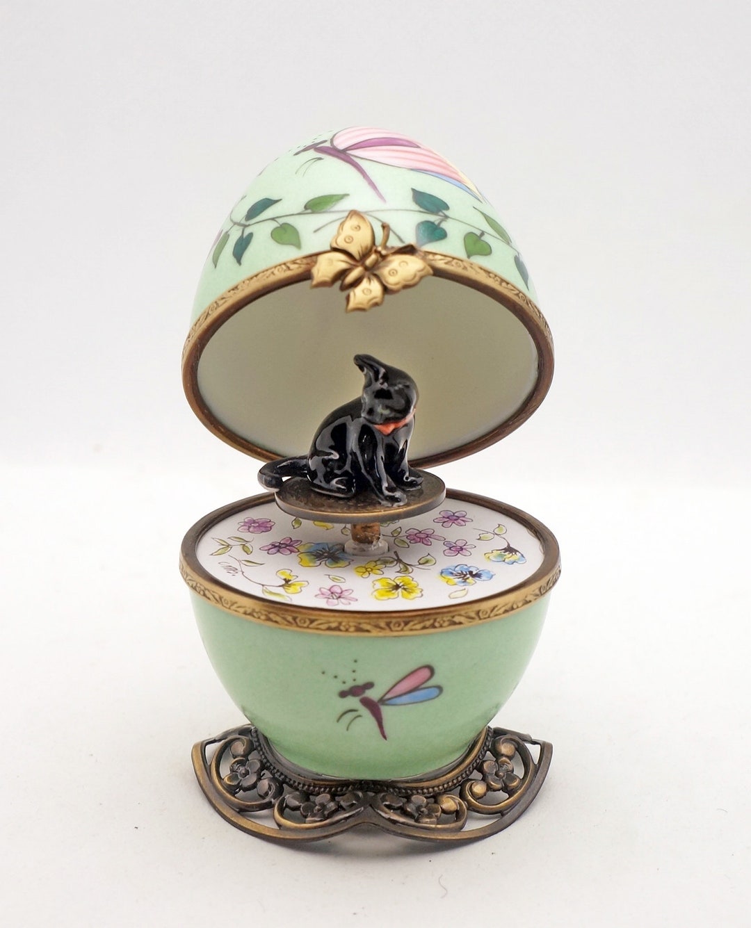 Authentic French Porcelain Hand Painted Limoges Box Plays - Etsy