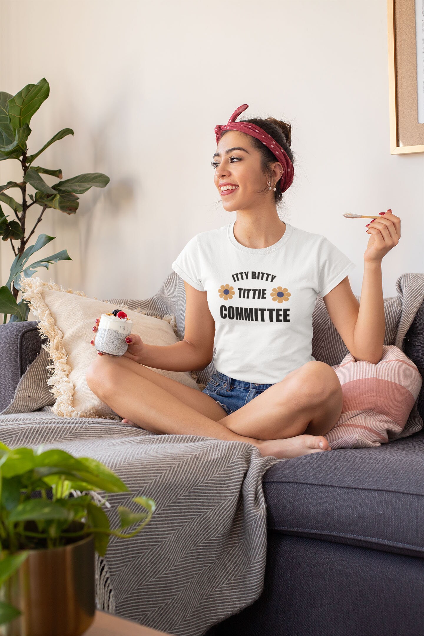 Itty Bitty Tittie Committee Short Sleeve Unisex T Shirt 70s Etsy