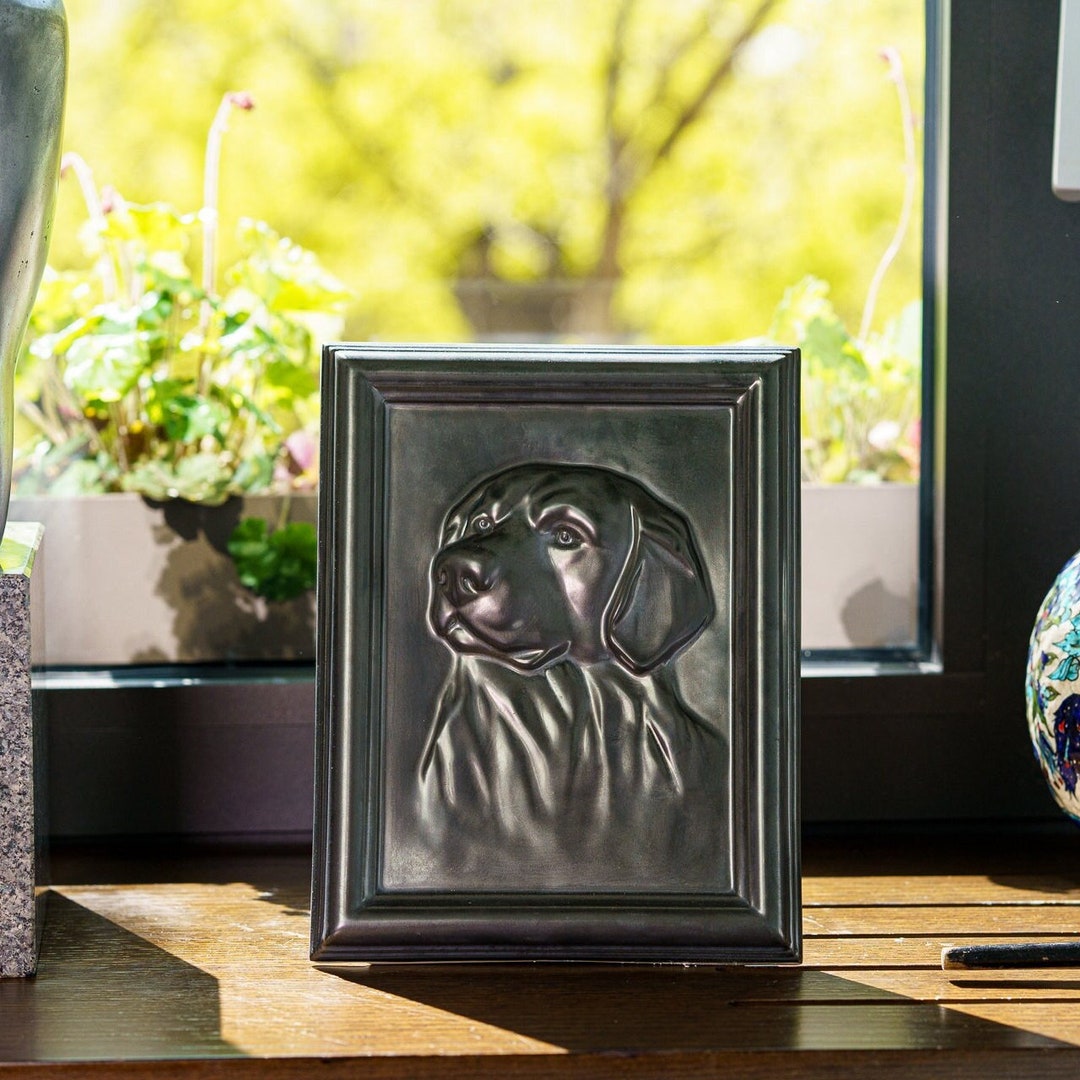 Labrador Pet Urn for Ashes - Dark Matte/ceramic - Etsy