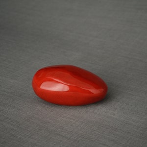 Memorial Keepsake Urn for Ashes "stone" - Small/red/ceramic - Etsy