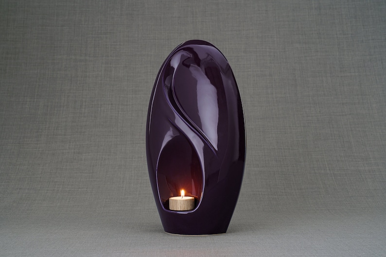 Cremation Urn for Ashes Eternity - Large | Violet | Ceramic Urn - Etsy
