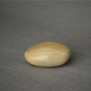 Memorial Keepsake Urn for Ashes Stone - Small Urn | Light Sand ...